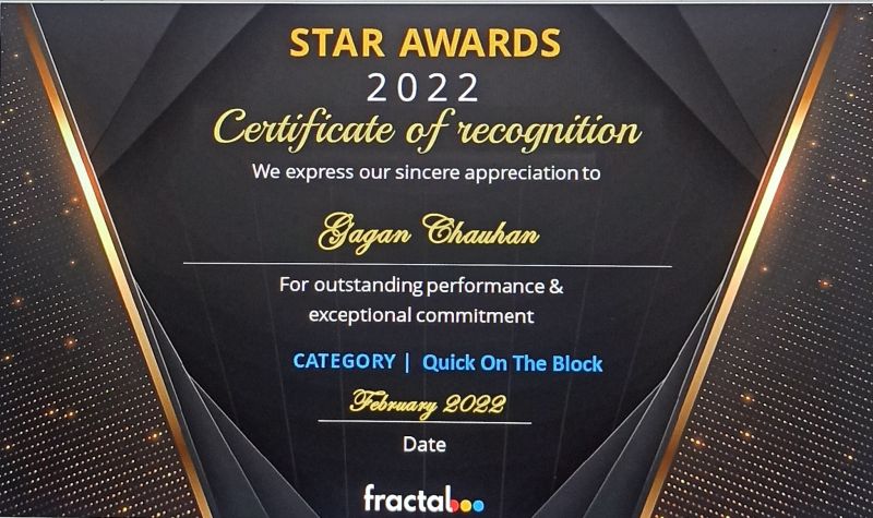 Gagan Pratap Chauhan on LinkedIn: Thanks Fractal, Raj Nigam and Krishna ... Gagan Pratap Chauhan on LinkedIn: Thanks Fractal, Raj Nigam and Krishna ...
