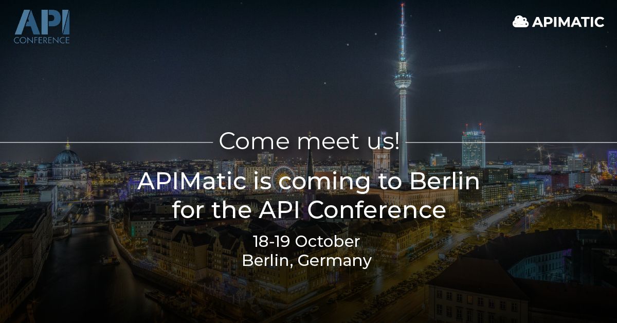 APIMatic.io on LinkedIn: APIMatic is coming to Berlin for the API ... APIMatic.io on LinkedIn: APIMatic is coming to Berlin for the API ...