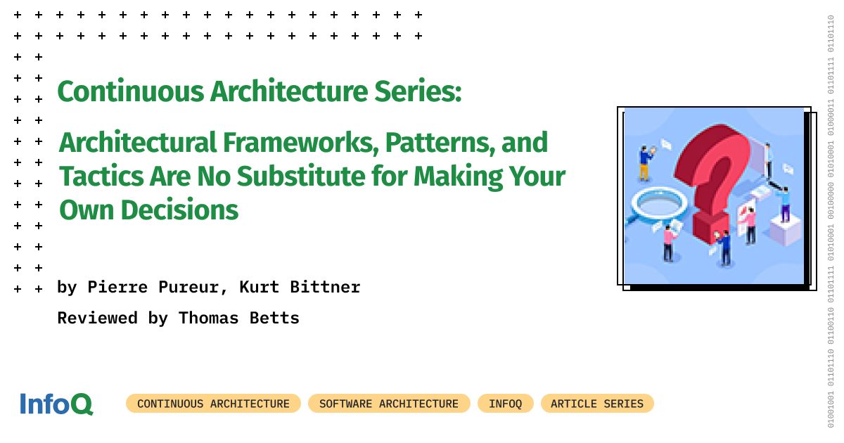 InfoQ on LinkedIn: #infoq #continuousarchitecture InfoQ on LinkedIn: #infoq #continuousarchitecture