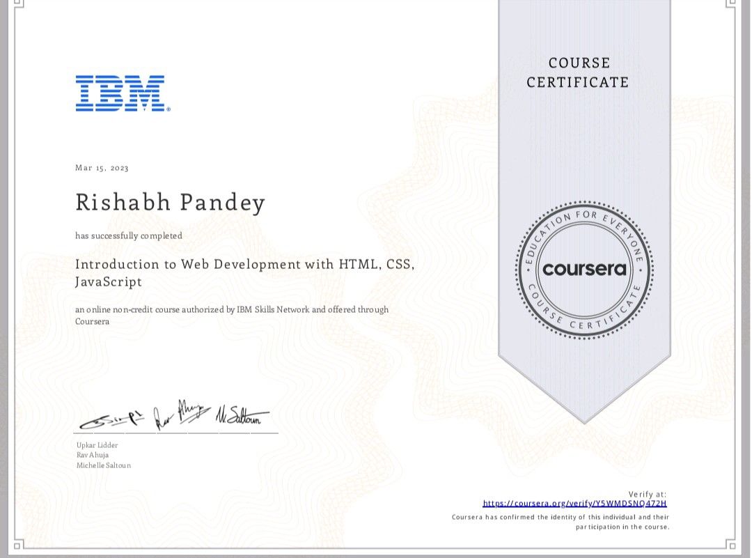 Rishabh pandey on LinkedIn: #webdevelopment #javascript #htmldeveloper #css Rishabh pandey on LinkedIn: #webdevelopment #javascript #htmldeveloper #css