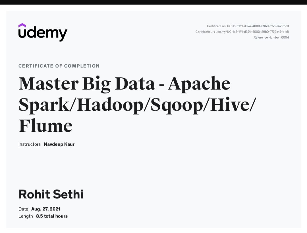 Rohit Sethi on LinkedIn: #bigdata #data #hadoop #spark #hive Rohit Sethi on LinkedIn: #bigdata #data #hadoop #spark #hive