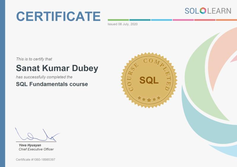 Sanat Kumar Dubey on LinkedIn: #sqldatabase Sanat Kumar Dubey on LinkedIn: #sqldatabase