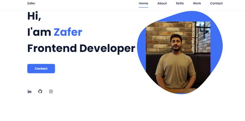 Zafer Kalik on LinkedIn: My first portfolio WebSite arrive! Iam so glad ... Zafer Kalik on LinkedIn: My first portfolio WebSite arrive! Iam so glad ...