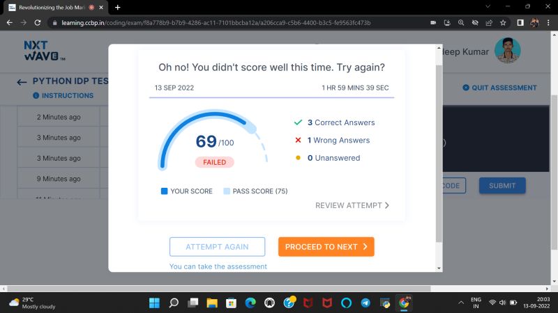 𝑷𝒓𝒂𝒅𝒆𝒆𝒑 𝑲𝒖𝒎𝒂𝒓 𝑪𝒉𝒊𝒕𝒕𝒂𝒎𝒂𝒏𝒆𝒏𝒊 on LinkedIn: #python #idp #nxtwave #ccbp # ... 𝑷𝒓𝒂𝒅𝒆𝒆𝒑 𝑲𝒖𝒎𝒂𝒓 𝑪𝒉𝒊𝒕𝒕𝒂𝒎𝒂𝒏𝒆𝒏𝒊 on LinkedIn: #python #idp #nxtwave #ccbp # ...