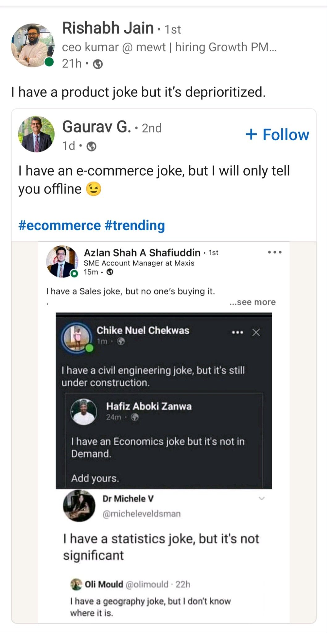 Ayush Sharma on LinkedIn: I've a programming joke but it's not ... Ayush Sharma on LinkedIn: I've a programming joke but it's not ...