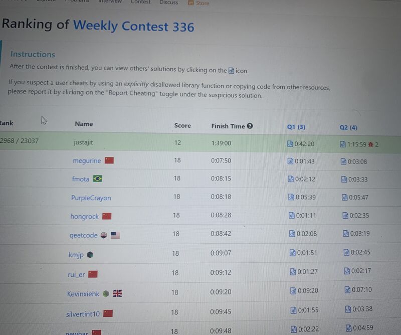 Ajit kumar on LinkedIn: Hello!! I participated in LeetCode Weekly ... Ajit kumar on LinkedIn: Hello!! I participated in LeetCode Weekly ...