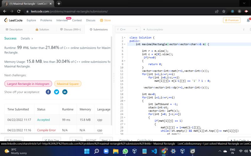 #learnandgrow #leetcode #geeksforgeeks #dsa #learningeveryday… | Sai ... #learnandgrow #leetcode #geeksforgeeks #dsa #learningeveryday… | Sai ...