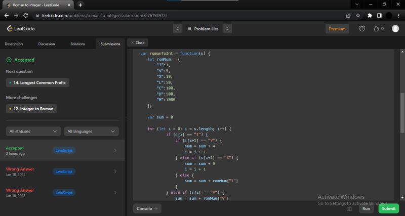 Baliram Naik on LinkedIn: #100daysofcodechallenge #javascript #leetcode Baliram Naik on LinkedIn: #100daysofcodechallenge #javascript #leetcode