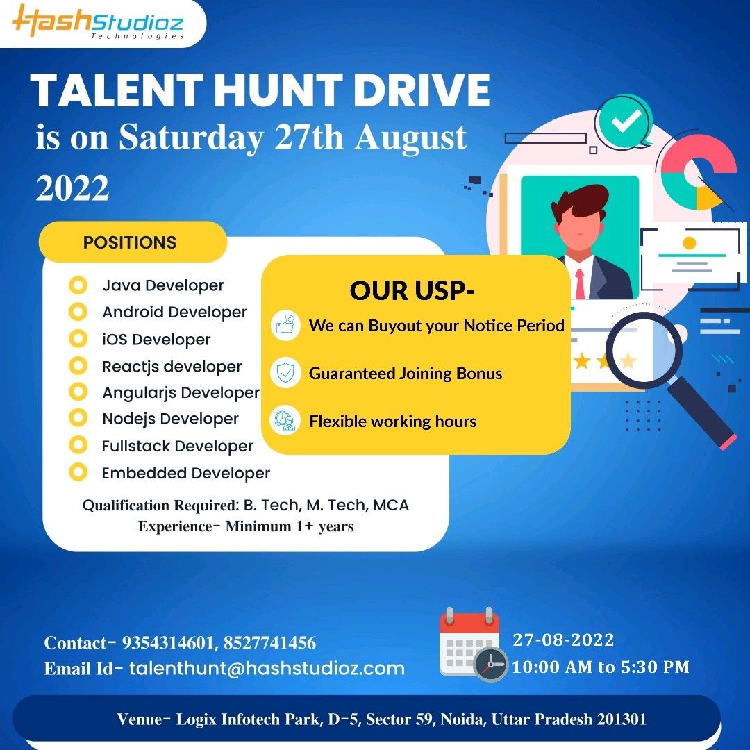 Kulbhushan Srivastava on LinkedIn: Hi all. HashStudioz Technologies Pvt ... Kulbhushan Srivastava on LinkedIn: Hi all. HashStudioz Technologies Pvt ...