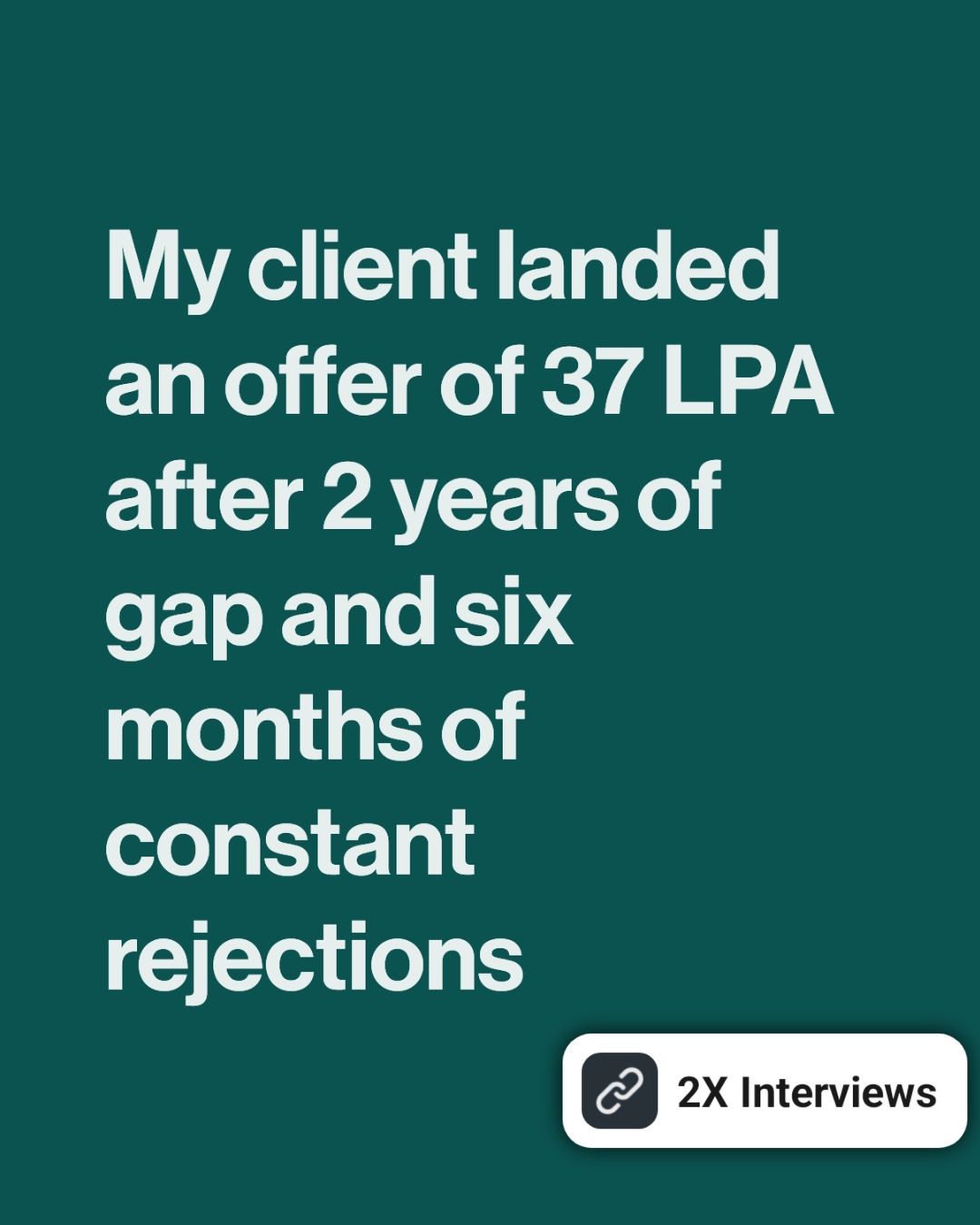 Kishita Thakar on LinkedIn: My client landed an offer of 37 LPA An ... Kishita Thakar on LinkedIn: My client landed an offer of 37 LPA An ...
