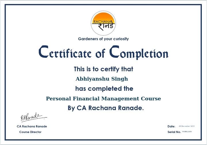 Abhiyanshu Singh on LinkedIn: #personalfinance #skillup Abhiyanshu Singh on LinkedIn: #personalfinance #skillup