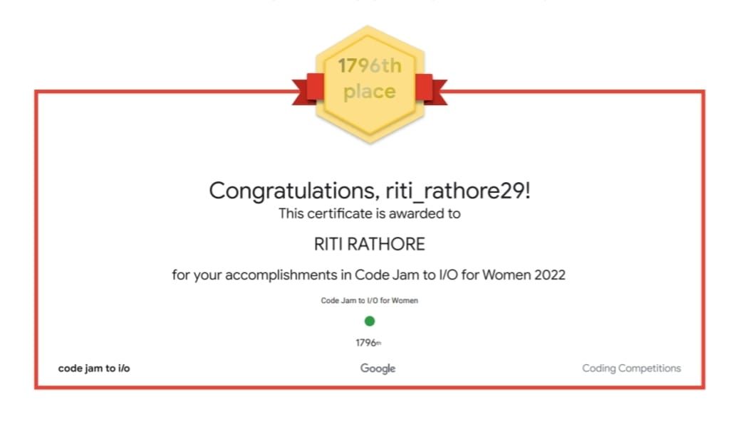 #googleio #google #codejam #womenengineers | Riti Rathore #googleio #google #codejam #womenengineers | Riti Rathore