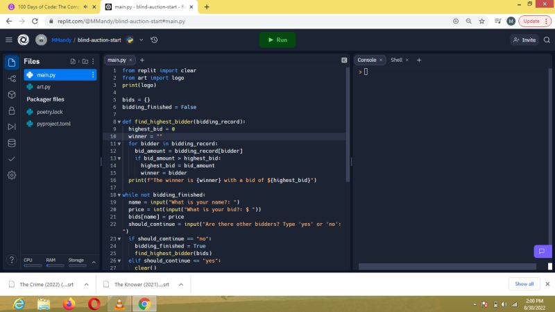 Mandy Meshach on LinkedIn: #python #movingforward #100daysofcodechallenge Mandy Meshach on LinkedIn: #python #movingforward #100daysofcodechallenge