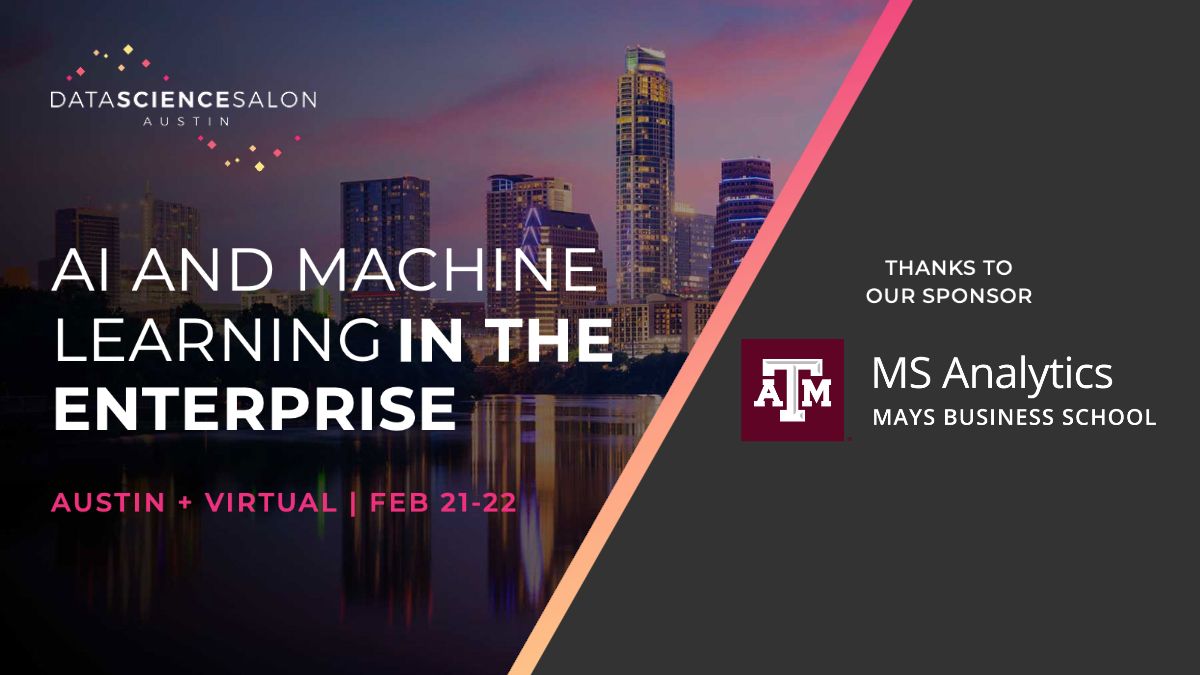 Data Science Salon on LinkedIn: #dssatx Data Science Salon on LinkedIn: #dssatx