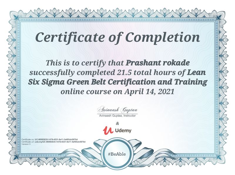Prashant Rokade , MBA®, CSM® on LinkedIn: #udemycourse #learningnewthings Prashant Rokade , MBA®, CSM® on LinkedIn: #udemycourse #learningnewthings
