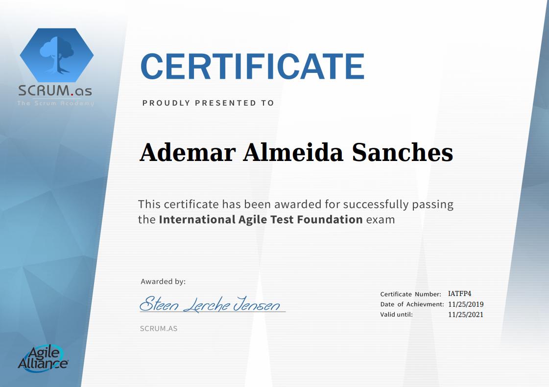 Ademar S. on LinkedIn: #test #agile #iatf #agilealliance Ademar S. on LinkedIn: #test #agile #iatf #agilealliance