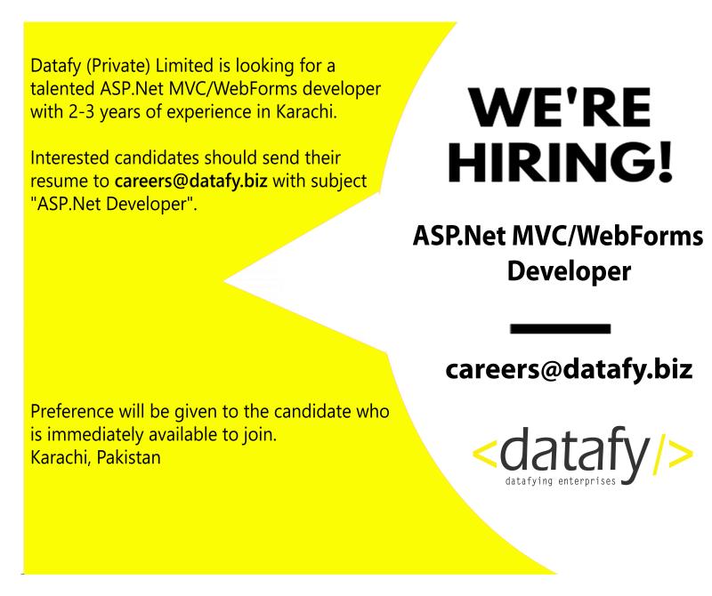 Datafy Private Limited Company on LinkedIn: #aspdotnet #aspnet # ... Datafy Private Limited Company on LinkedIn: #aspdotnet #aspnet # ...