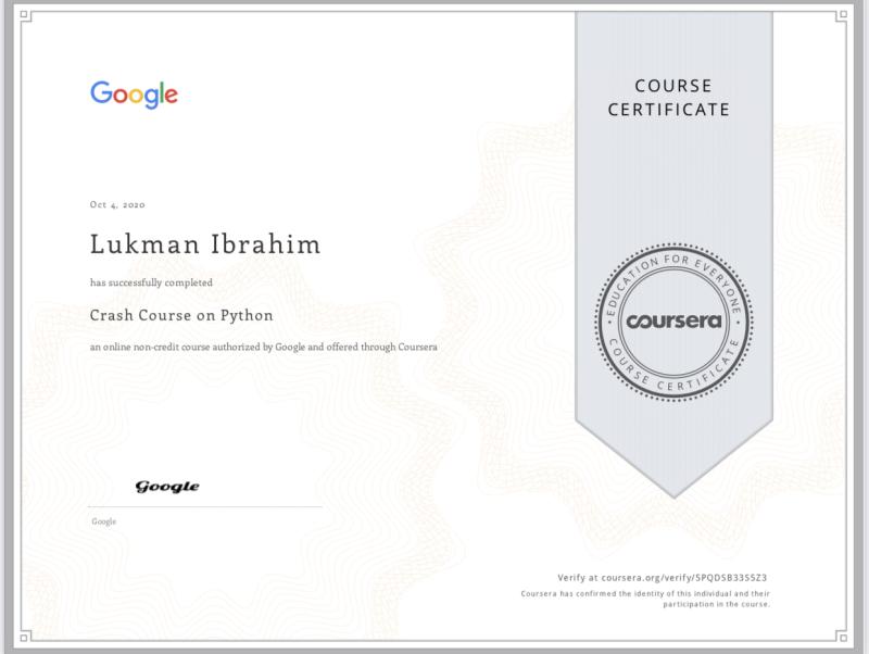 Lukman Ibrahim on LinkedIn: #pythonprogramming #learnpython # ... Lukman Ibrahim on LinkedIn: #pythonprogramming #learnpython # ...