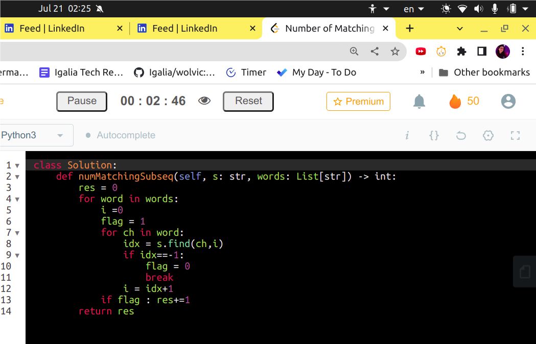 Anushka Chakraborty on LinkedIn: #leetcode #dsa #work #coding Anushka Chakraborty on LinkedIn: #leetcode #dsa #work #coding