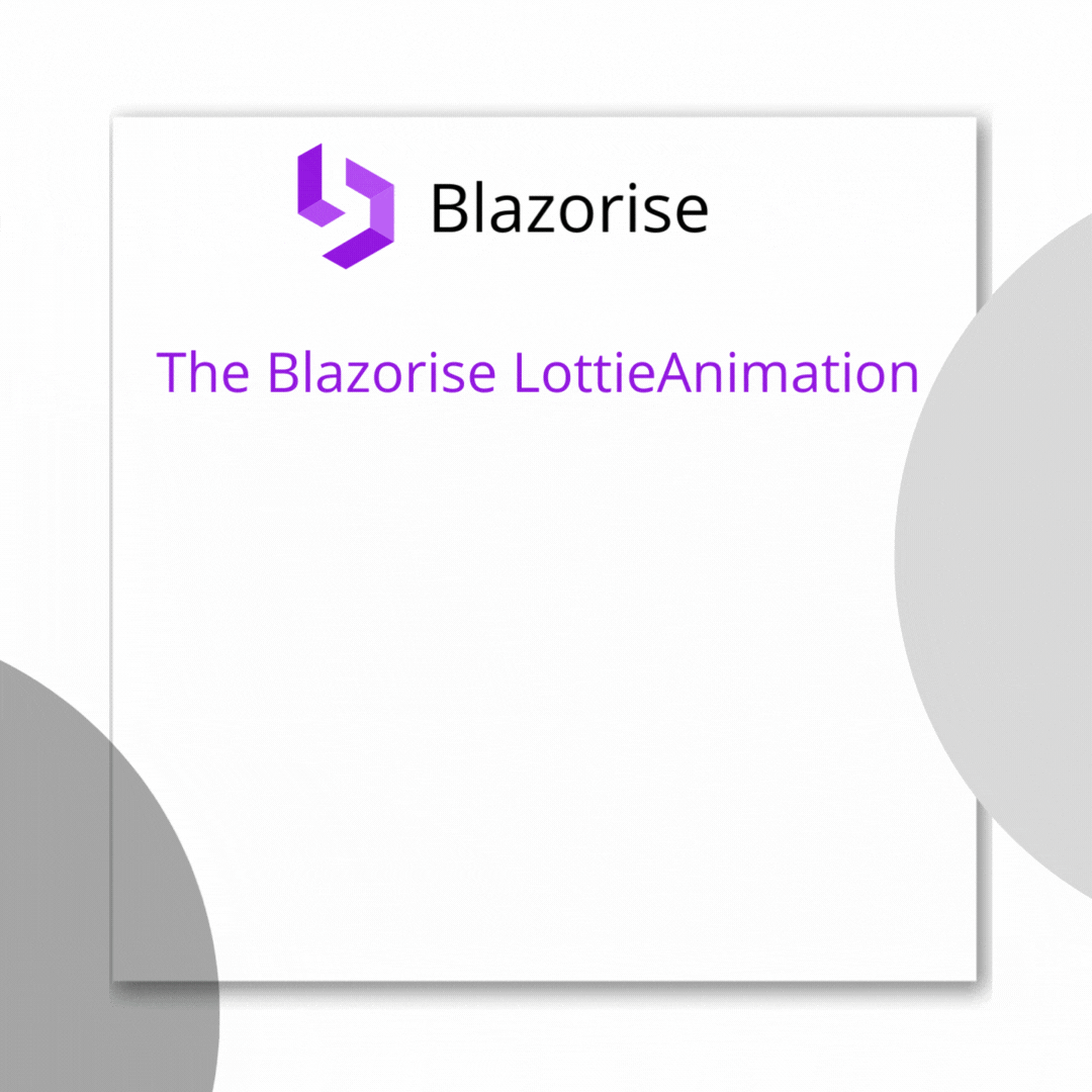 🛠️The Blazorise LottieAnimation component makes it simple to add ... 🛠️The Blazorise LottieAnimation component makes it simple to add ...