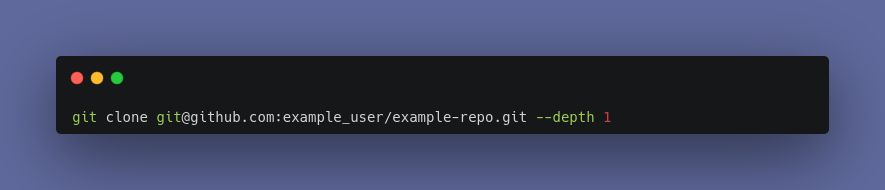 Stefan Tanevski on LinkedIn: 🌟Git TIP We can use --depth option for ... Stefan Tanevski on LinkedIn: 🌟Git TIP We can use --depth option for ...