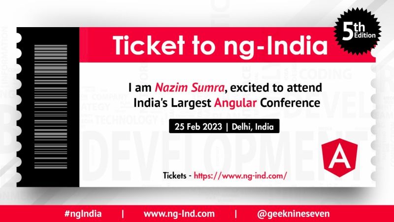 Nazim Sumra on LinkedIn: #ngindia #angular #javascript #typescript #graphql Nazim Sumra on LinkedIn: #ngindia #angular #javascript #typescript #graphql