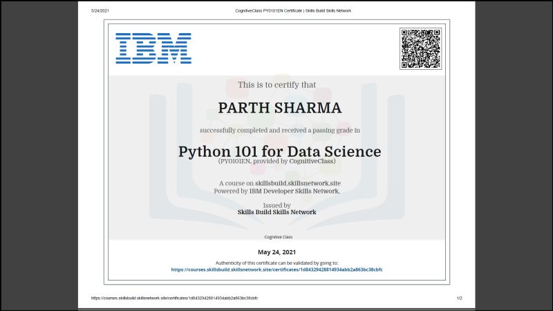 Parth Sharma on LinkedIn: #datascience #python #pythonfordatascience Parth Sharma on LinkedIn: #datascience #python #pythonfordatascience