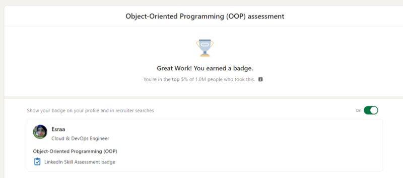 #objectorientedprogramming #oop #assessment #programming #linkedin ... #objectorientedprogramming #oop #assessment #programming #linkedin ...