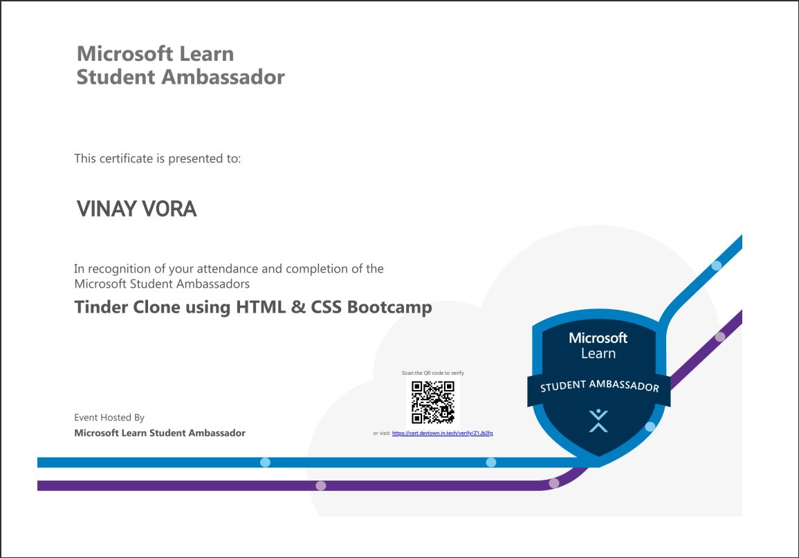 Vinay Vora on LinkedIn: #tinderclone #html #css #webdevelopment # ... Vinay Vora on LinkedIn: #tinderclone #html #css #webdevelopment # ...