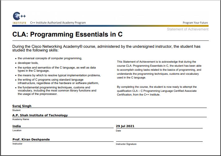 Suraj Singh on LinkedIn: #programming Suraj Singh on LinkedIn: #programming
