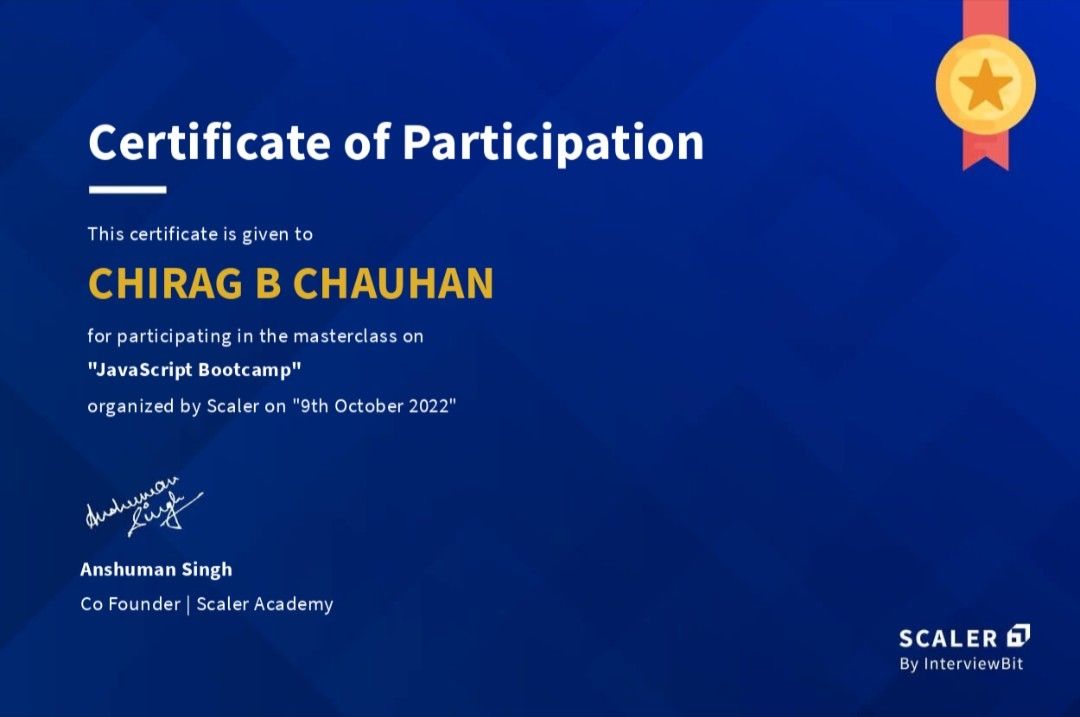 chirag chauhan on LinkedIn: #javascript #vuejs #fundamentals #certification chirag chauhan on LinkedIn: #javascript #vuejs #fundamentals #certification