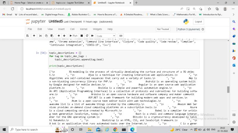 Khushi Garg on LinkedIn: #python #project #webscraping #beautifulsoup # ... Khushi Garg on LinkedIn: #python #project #webscraping #beautifulsoup # ...