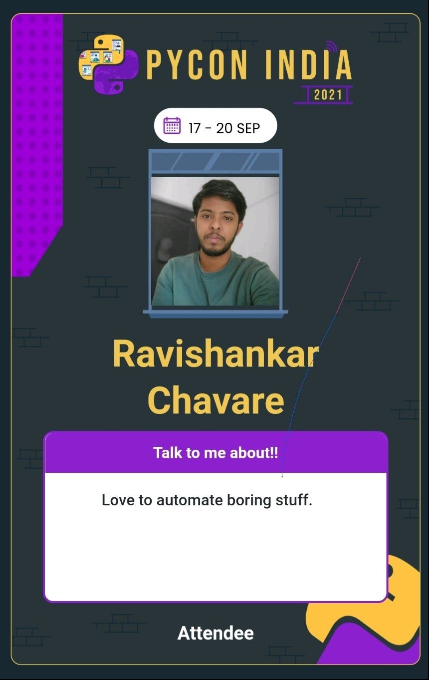 Ravishankar Chavare on LinkedIn: #pycon #pycon #pythonpune #python # ... Ravishankar Chavare on LinkedIn: #pycon #pycon #pythonpune #python # ...