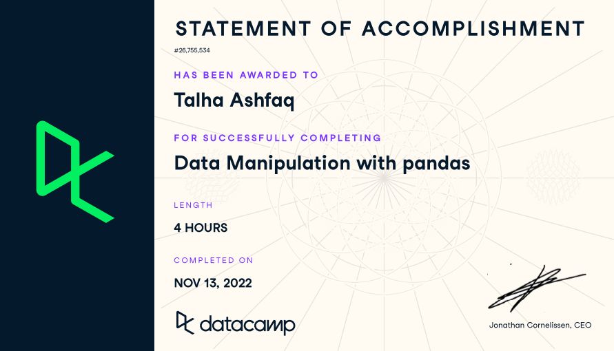 Talha Ashfaq on LinkedIn: #data #pandas #datacamp #python # ... Talha Ashfaq on LinkedIn: #data #pandas #datacamp #python # ...
