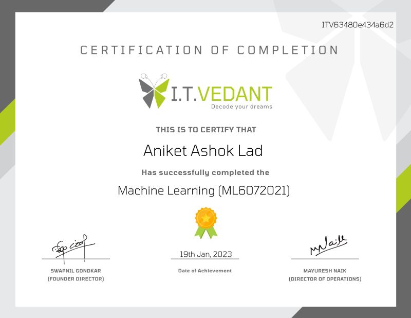 Aniket Lad on LinkedIn: #machinelearning #python Aniket Lad on LinkedIn: #machinelearning #python