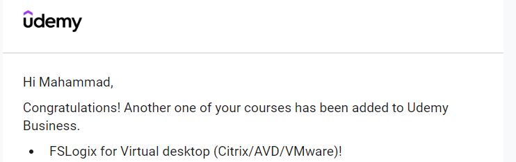 Alhamdulillah....With this all my 3 courses are part of Udemy Business ... Alhamdulillah....With this all my 3 courses are part of Udemy Business ...