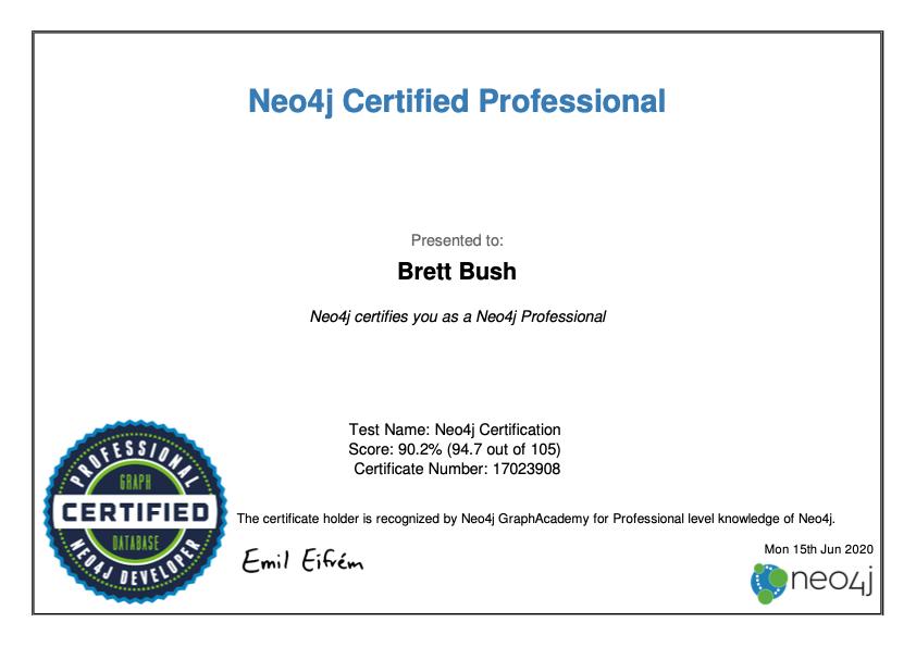 Brett Bush on LinkedIn: #neo4j #graphdatabases Brett Bush on LinkedIn: #neo4j #graphdatabases