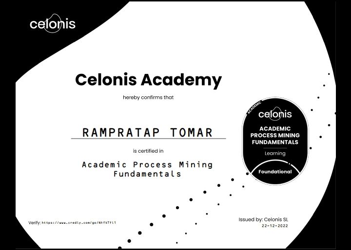 Rampratap Singh Tomar on LinkedIn: #celonis #processmining #itm Rampratap Singh Tomar on LinkedIn: #celonis #processmining #itm