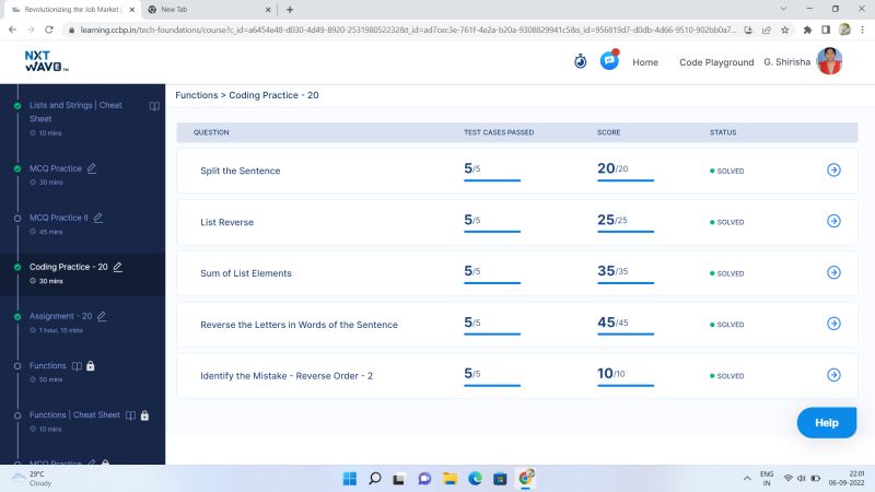 Shirisha Gudikandula on LinkedIn: #day6 #50daysofcodechallenge #nxtwave ... Shirisha Gudikandula on LinkedIn: #day6 #50daysofcodechallenge #nxtwave ...