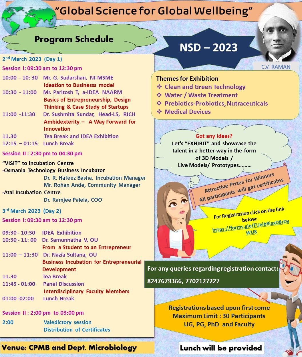 Program schedule NSD - 2023 | Hameeda Bee Program schedule NSD - 2023 | Hameeda Bee