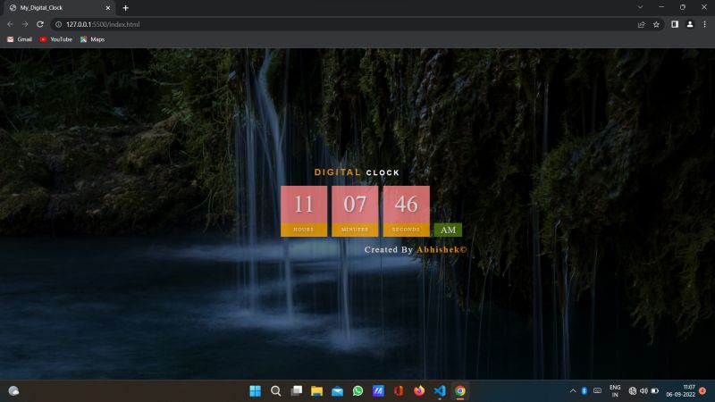 Abhishek Kumar on LinkedIn: Digital clock using HTML, CSS, Javascript Abhishek Kumar on LinkedIn: Digital clock using HTML, CSS, Javascript
