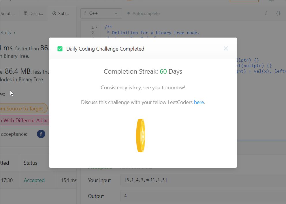 Anuja Kokate on LinkedIn: #leetcode #dsa #cpp #competitiveprogramming # ... Anuja Kokate on LinkedIn: #leetcode #dsa #cpp #competitiveprogramming # ...