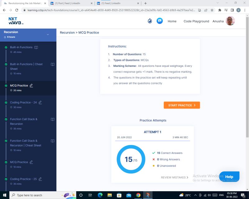 Anusha Baswapuram on LinkedIn: #day24 #30daysofcodechallenge #nxtwave # ... Anusha Baswapuram on LinkedIn: #day24 #30daysofcodechallenge #nxtwave # ...