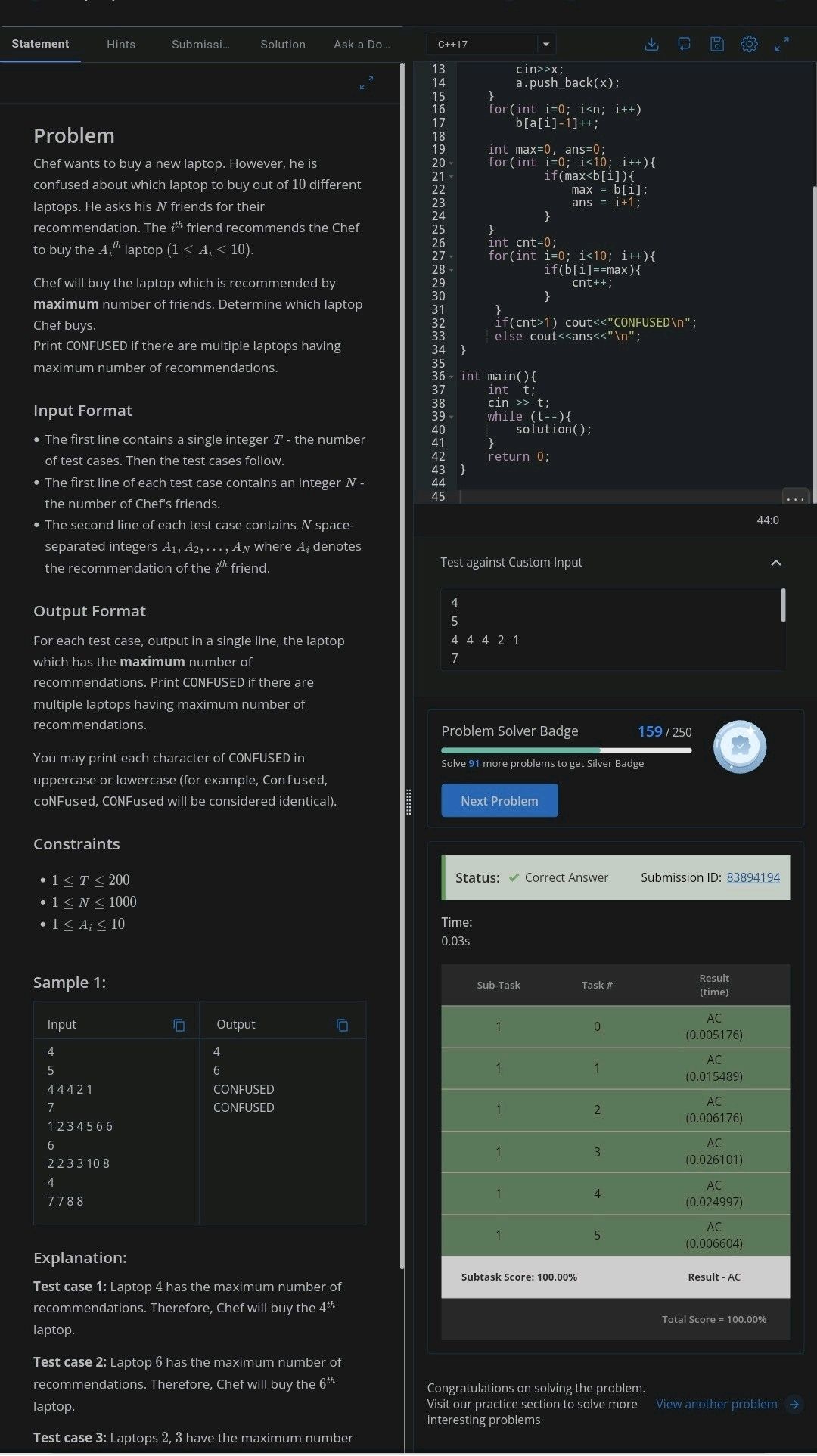 Rajat Tiwari on LinkedIn: #hundred_days_code #tree #codechef #leetcode Rajat Tiwari on LinkedIn: #hundred_days_code #tree #codechef #leetcode