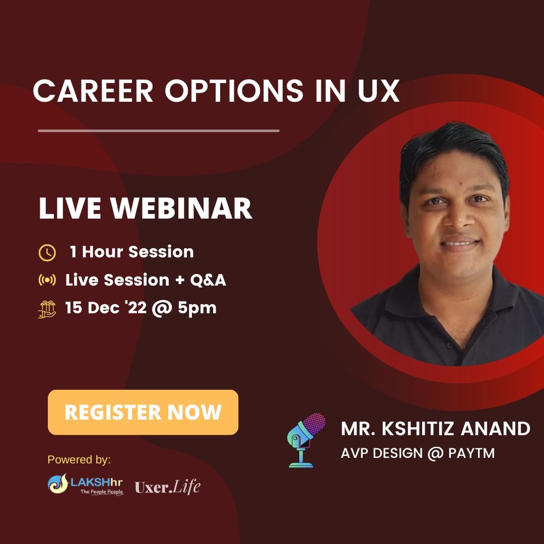 Aparna Singh LinkedIn‘de: #uxdesign #uxresearch #design #career #webinar Aparna Singh LinkedIn‘de: #uxdesign #uxresearch #design #career #webinar