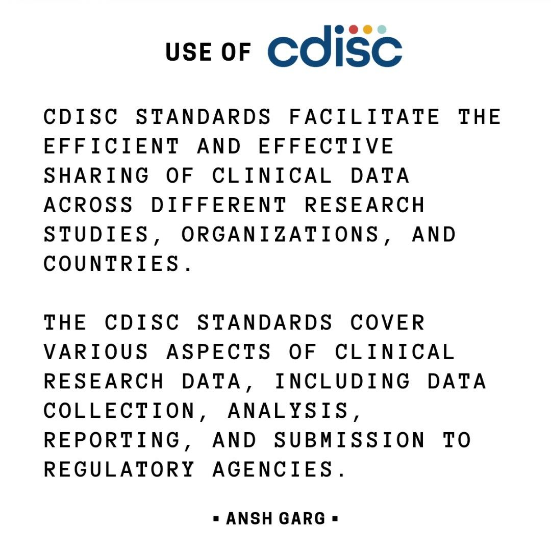 Ansh Garg on LinkedIn: CDISC Prologue (2/2) 👇 Ansh Garg on LinkedIn: CDISC Prologue (2/2) 👇