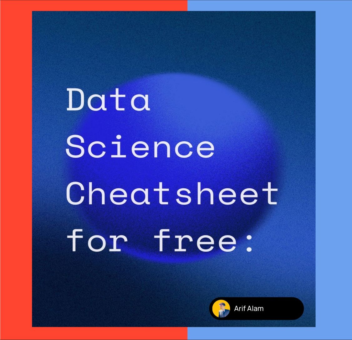 Data Science Reality on LinkedIn: #datascience #cheatsheet #python # ... Data Science Reality on LinkedIn: #datascience #cheatsheet #python # ...