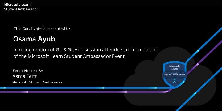 Osama Ayub on LinkedIn: #git #github #session #mlsa Osama Ayub on LinkedIn: #git #github #session #mlsa