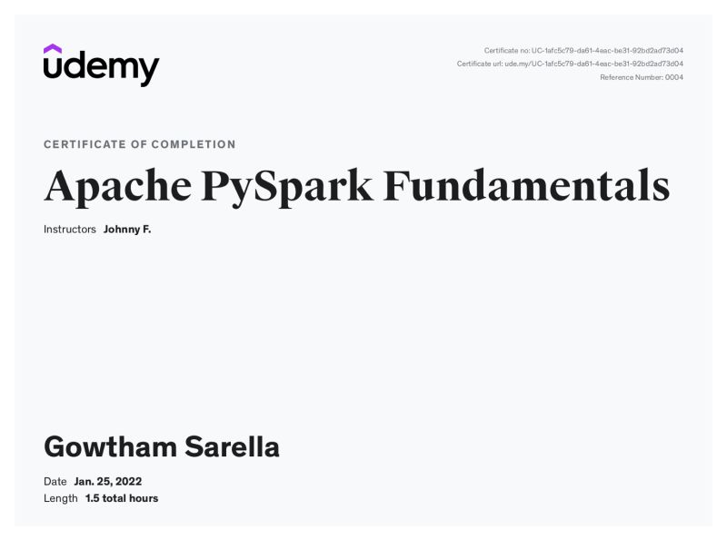 Gowtham Sarella on LinkedIn: #bigdata #pyspark #dataanalytics Gowtham Sarella on LinkedIn: #bigdata #pyspark #dataanalytics