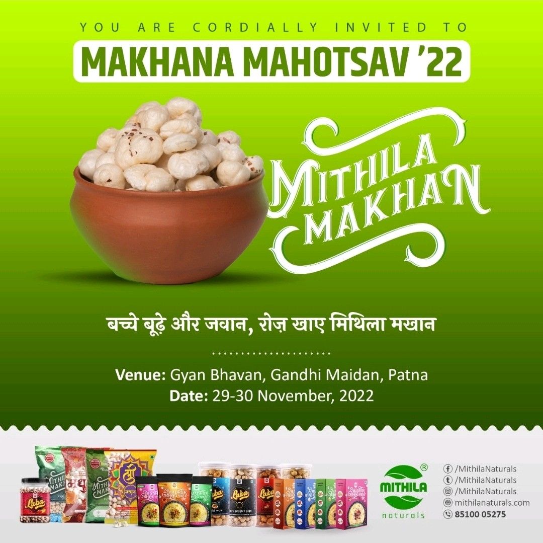 Manish Anand on LinkedIn: #makhana #mithila #branding #food #export # ... Manish Anand on LinkedIn: #makhana #mithila #branding #food #export # ...